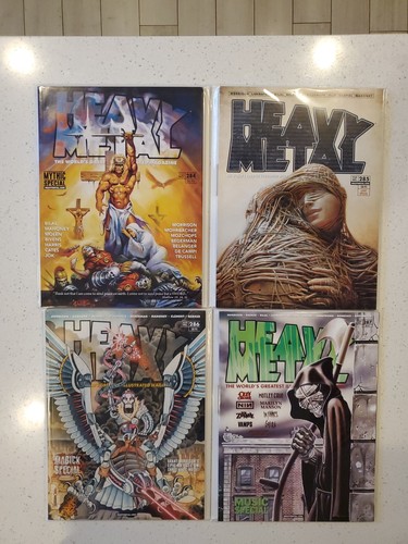 Heavy Metal Magazine 4 Issue Lot/Set/Run - # Issues 284, 285, 286, 287 ...
