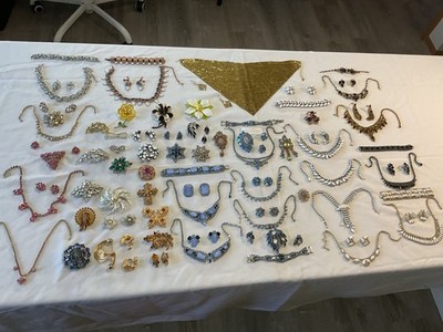 Vintage Costume Jewelry Lot 82 Pieces Juliana Weiss Kramer Whiting ...