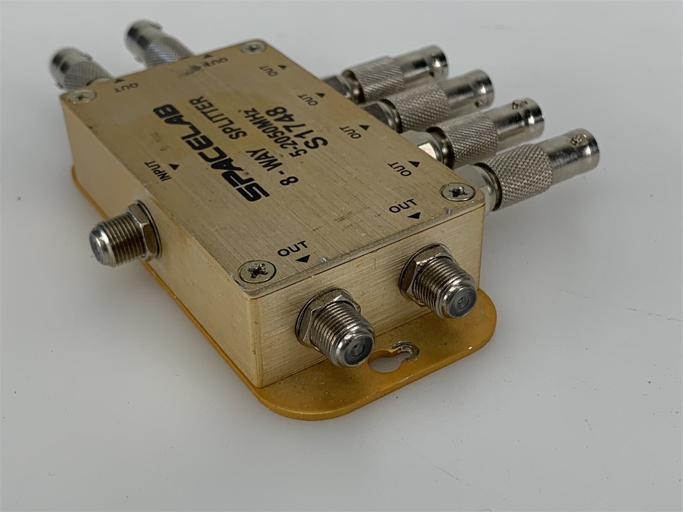 Spacelab Antenna Splitter Coaxial Splitter 8-Way 5-2050MHz RF Splitter ...