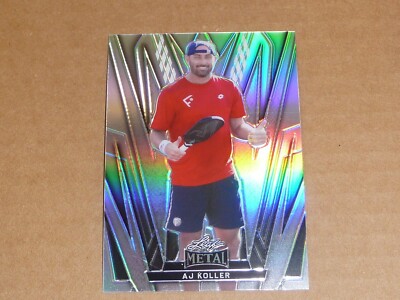 2024 Leaf Metal PICKLEBALL AJ KOLLER SILVER PRISMATIC 21/50 O1487 | eBay