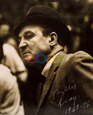 BILLY REAY-Chicago Blackhawks-Montreal Canadiens-Autographed 8x10 Photo ...