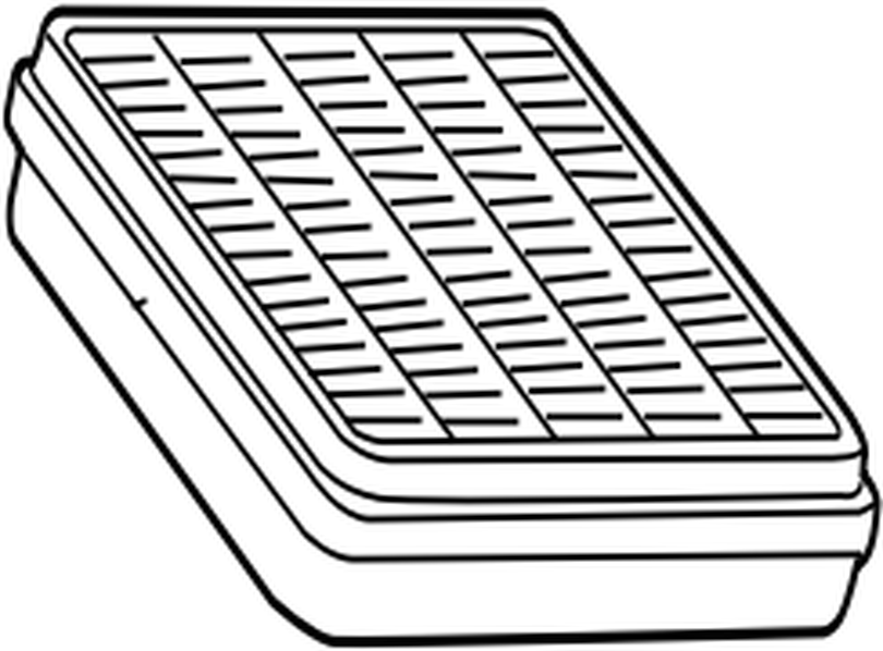 17801-38030 Toyota Element sub-assy, air cleaner filter 1780138030, New ...