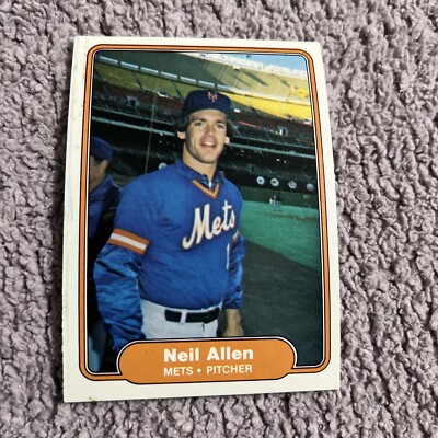 1982 Fleer #520 Neil Allen New York Mets | eBay
