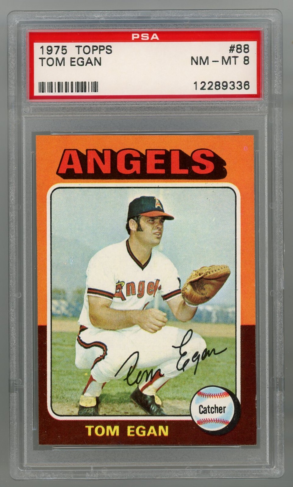 1975 Topps #88 Tom Egan PSA 8 NM-MT #12289336 **GH0822** | eBay