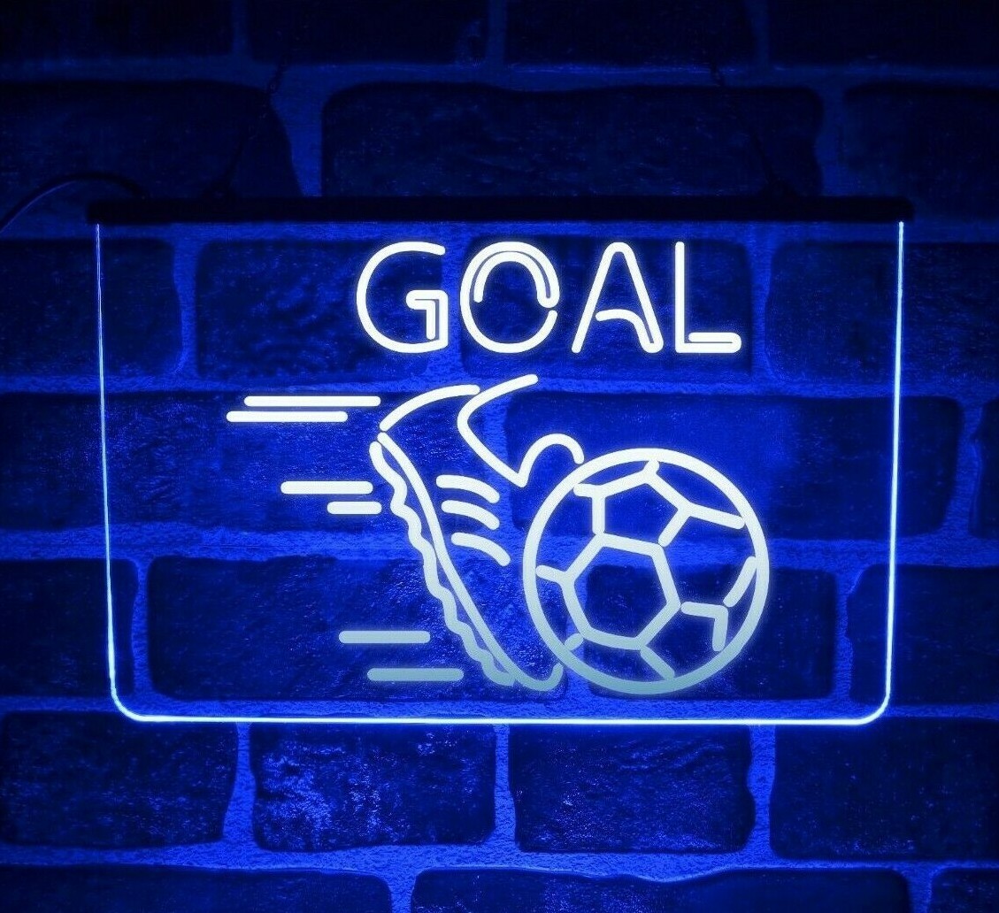Light Up Football Wall Sign
