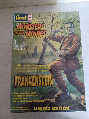 Revell 1999 Limited Edition Monsters of The Movies Frankenstein Model ...