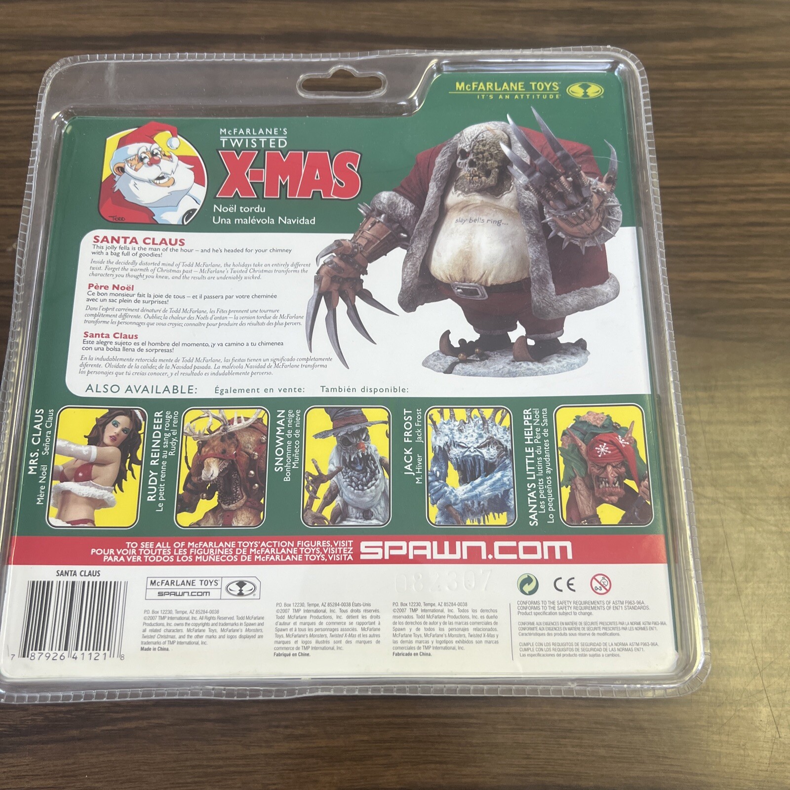 McFarlane X-Mas Monsters Action Figures Twisted Christmas: Santa Claus ...