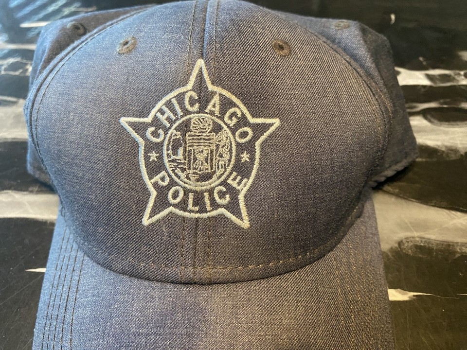 Chicago Police Department Star Badge Men’s/Unisex Adjustable Hat, Blue ...