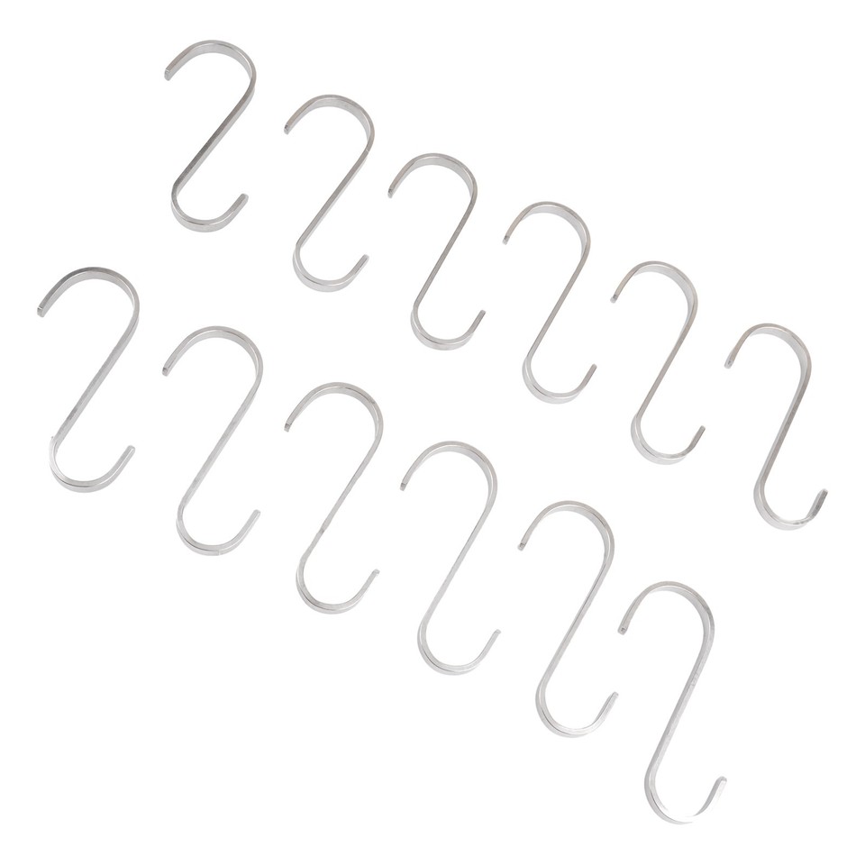 S Shape Hanging Hooks Heavy Duty Stainless Steel Hook For Kitchen Room ...