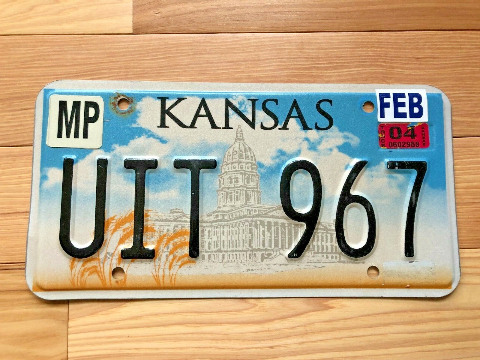 Kansas Capitol License Plate | eBay