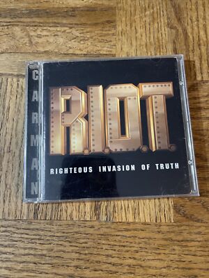 Carman CD R.I.O.T. (Righteous Invasion of Truth)-Rare Vintage-SHIPS N ...