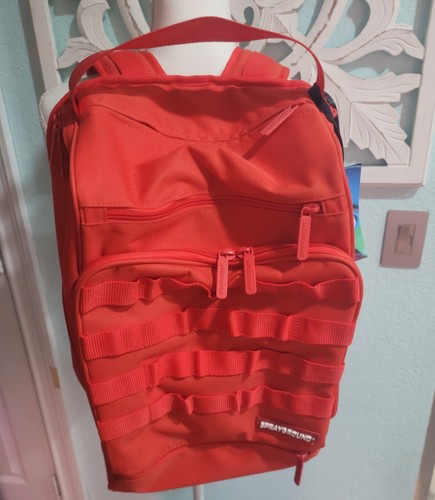 SPRAYGROUND GUB HAWK RED BACKPACK CAN COMPARTMENTS MULTI-FUNCTIONAL ...