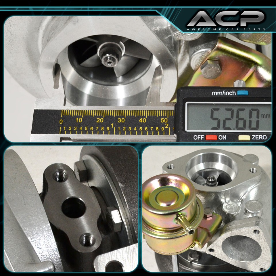 Universal T25/28 .86 A/R Turbocharger Turbo Compressor + Internal ...