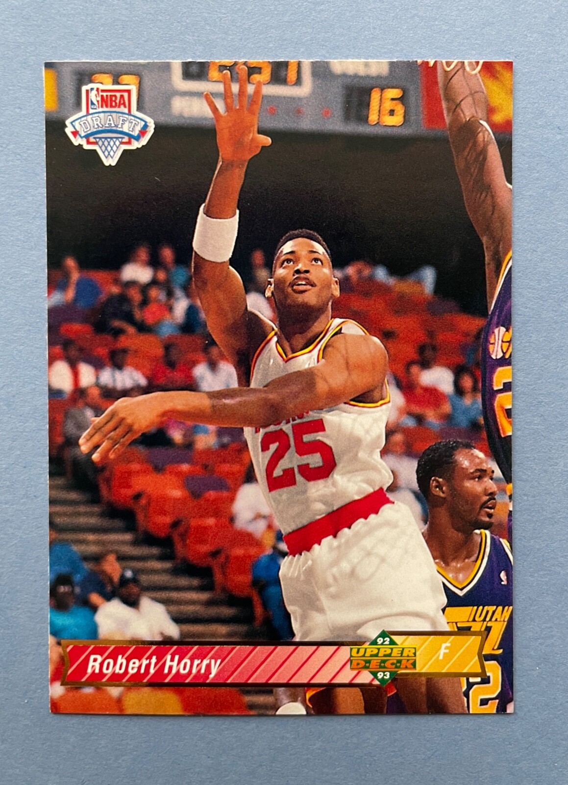 1992-93 Upper Deck Basketball Robert Horry #7 Rookie RC Houston Rockets ...