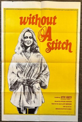 Without A Stitch Anne Grete Nissen 1968 Sexploitation Original 27x41 US ...