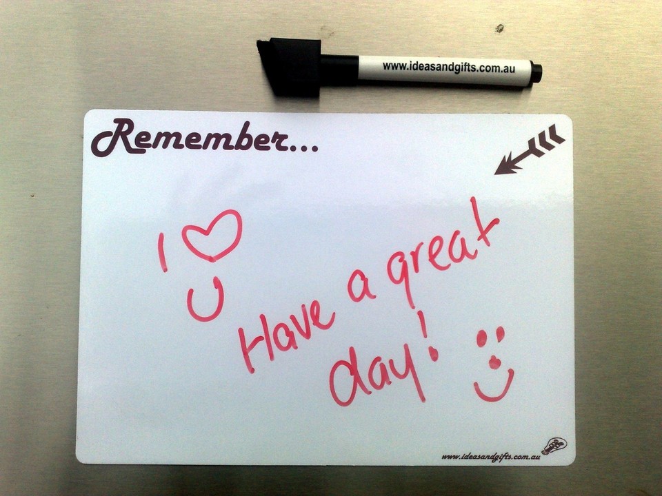 A5 Small Fridge Magnet Whiteboard Family Office Memo Message Reminder ...