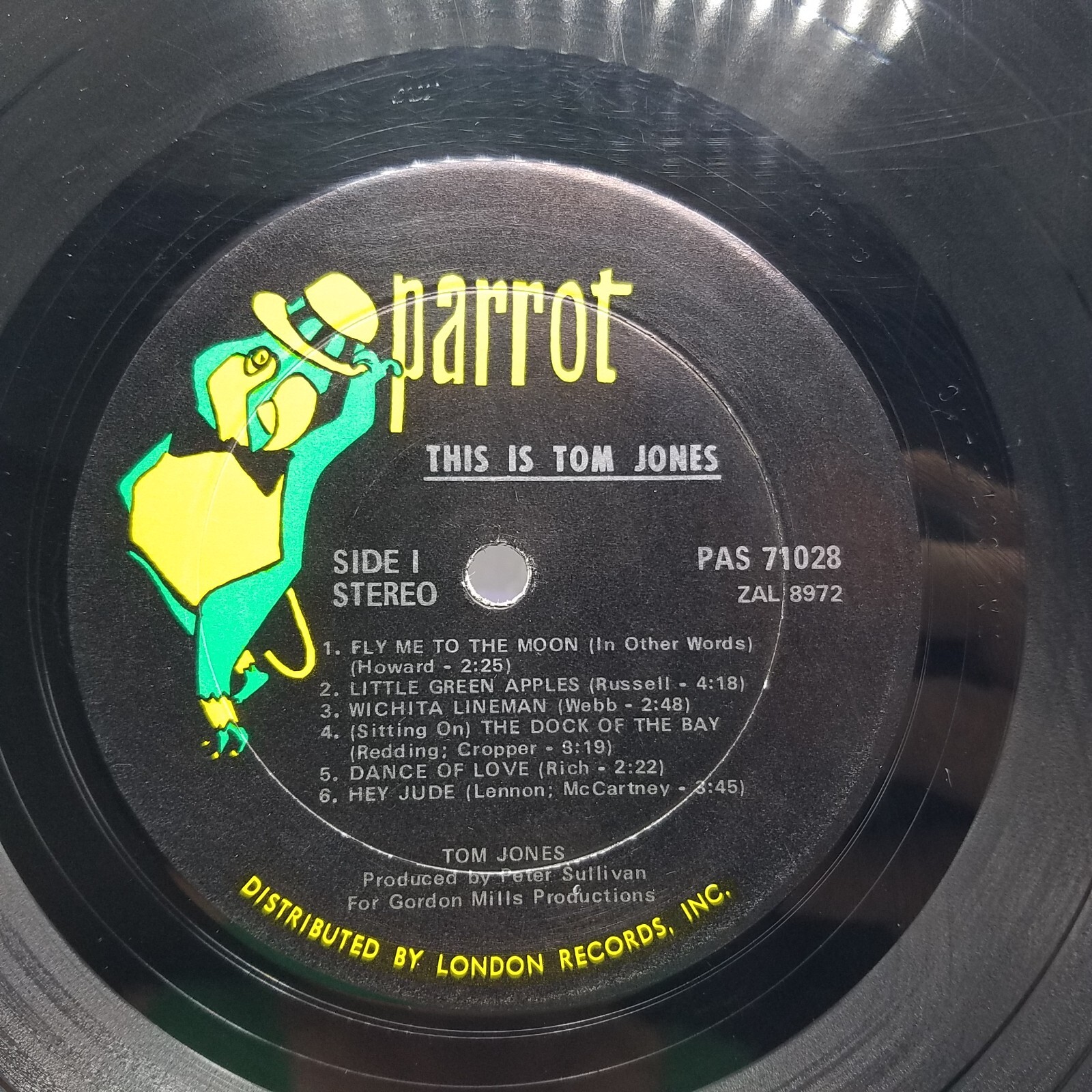 THIS IS TOM JONES 1969 LP Parrot Records PAS 71028 Stereo | eBay