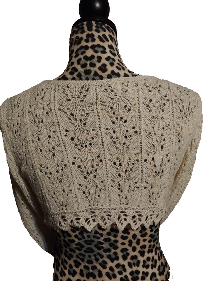 Hand-Knit Paco Vicuna Crop Sweater - Medium | eBay