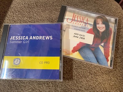 RARE Jessica Andrews Promo CD Lot Summer Girl You Go First Do You Want ...