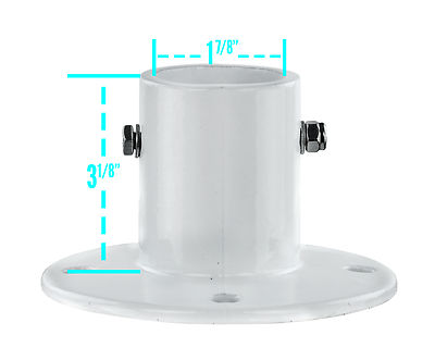 Inter-Fab City 2 Inground Swimming Pool Aluminum Deck Flanges For Slide ...