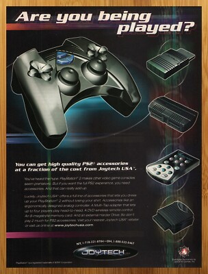 2000 Joytech Playstation 2 PS2 Accessories Print Ad/Poster Controller ...