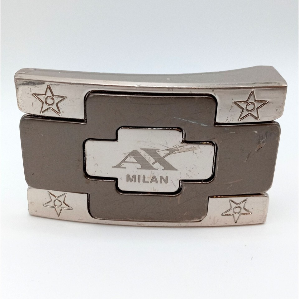 Ax Milan Belt Buckle Stars Vintage Western Wear Country Rodeo Cowboy ...