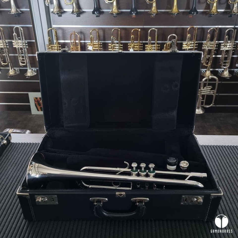 Excellent Schilke B3 Large Bore trumpet double case mouthpiece grease gamonbrass | eBay