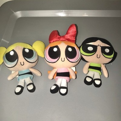 1999 Powerpuff Girls Plush Dolls Cartoon Network set of 3 PPG | eBay