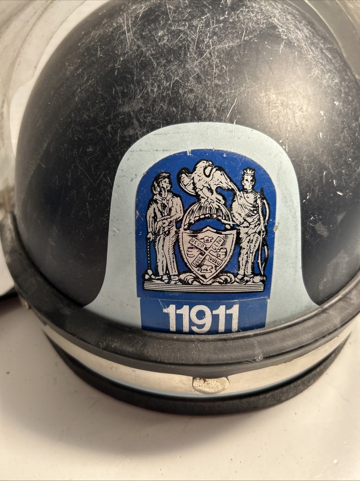 NYPD Riot Helmet And Shield - Genuine Used | eBay