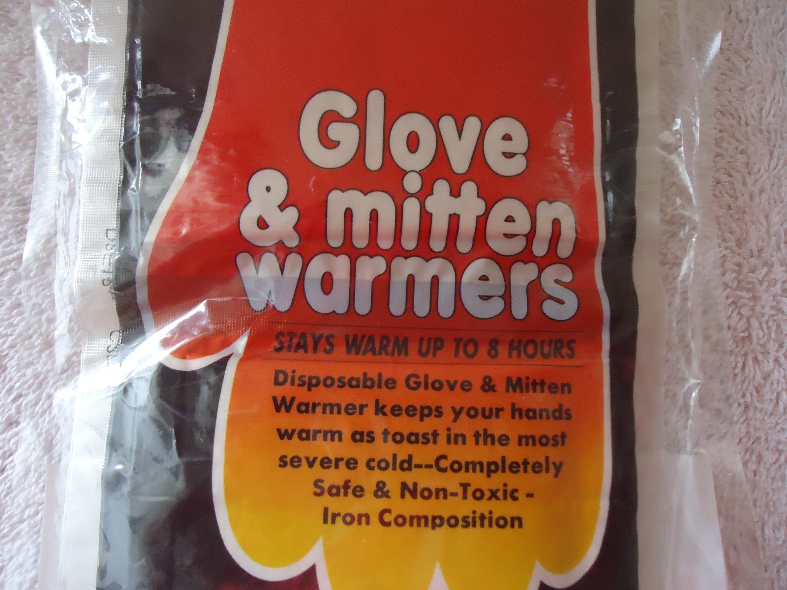 Disposable Glove & Mitten Warmers " NIP " 6 Pack " Stays Warm Up To 8 ...