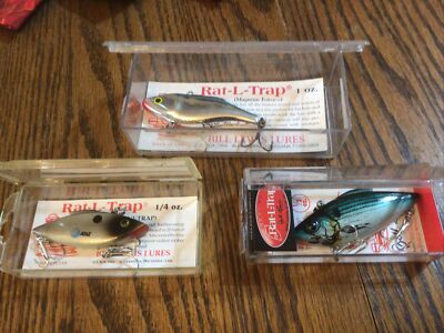 Lot of 3 Bill Lewis Rat-L-Trap,new unused | eBay