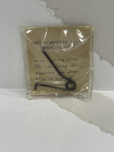 VINTAGE BERETTA A300 WIRE SPRING CLIP FOR FASTENING MAGAZINE CAP ITALY ...