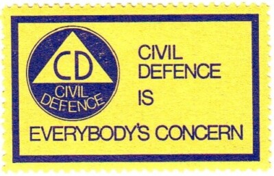 New Zealand - Civil Defence label c1970's(M) | eBay
