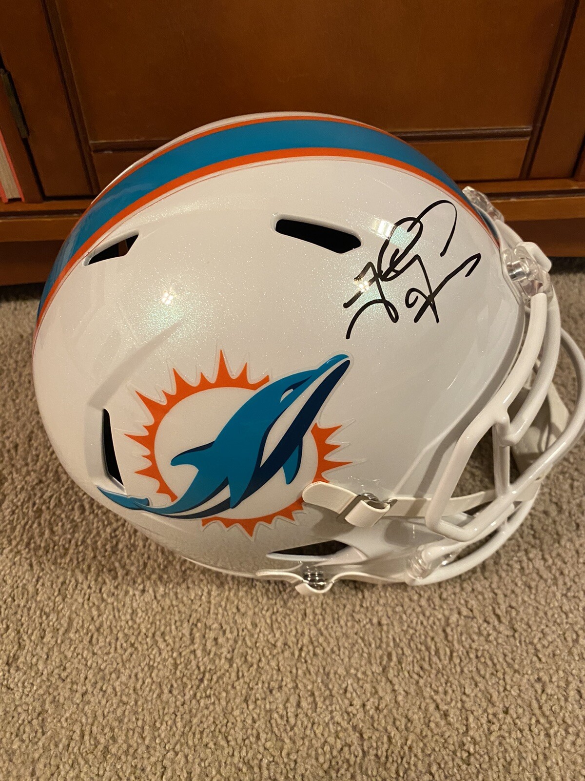 Tua Tagovailoa Autographed Full Size Replica Speed Helmet Fanatics COA ...