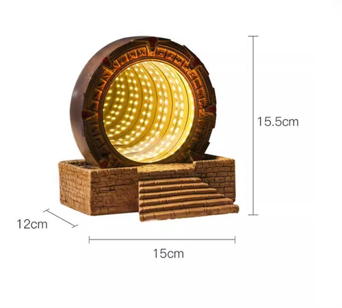 Stargate Glowing Resin Figures Model Toy Crafts Light Lamp Room Table ...