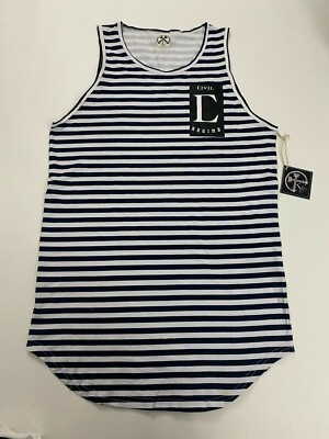 Civil Regime Men’s Stripped Graphic Tank Top Size M | eBay