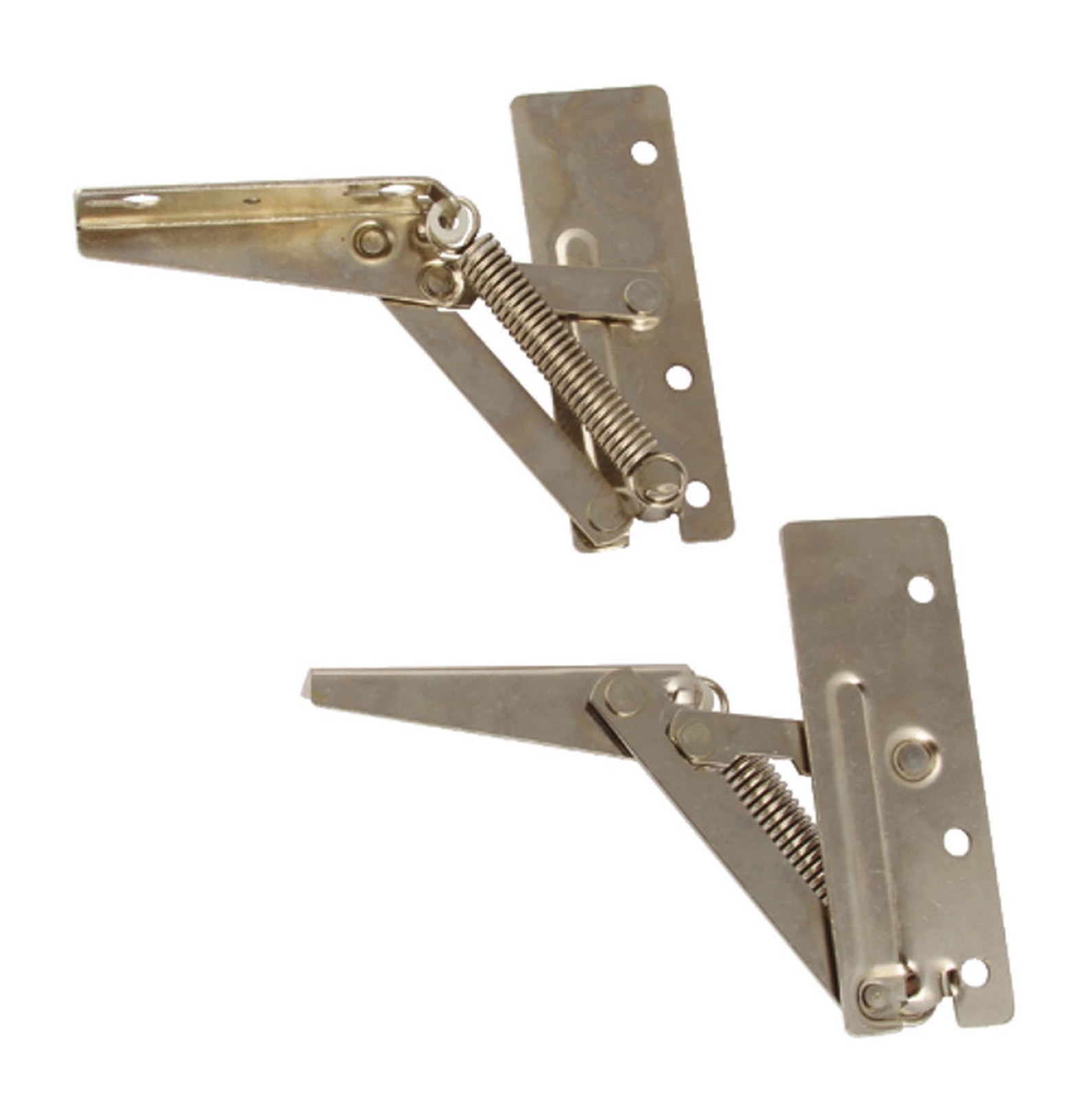 Hafele Top Box Cabinet Steel Swing Up PAIR Flap Hinges Sprung Both ...