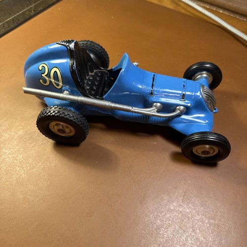 Vintage 1950s Ray Cox Thimble Drome Champion #30 Blue Tether Car ...