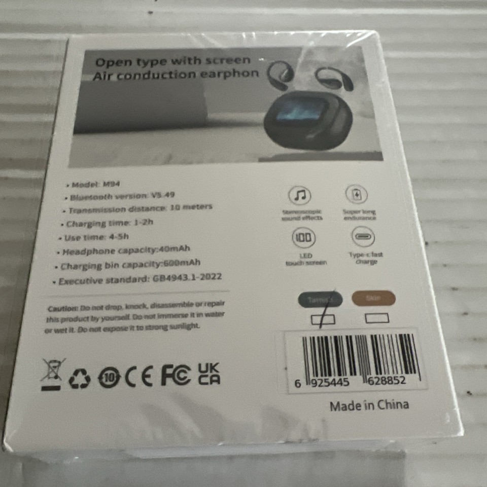 OWS Open Type With Screen Air Conduction Earphones V5.49 | eBay