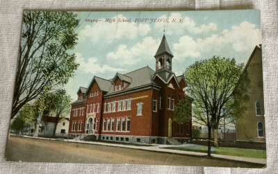 Vintage Postcard High School Port Jervis New York NY | eBay