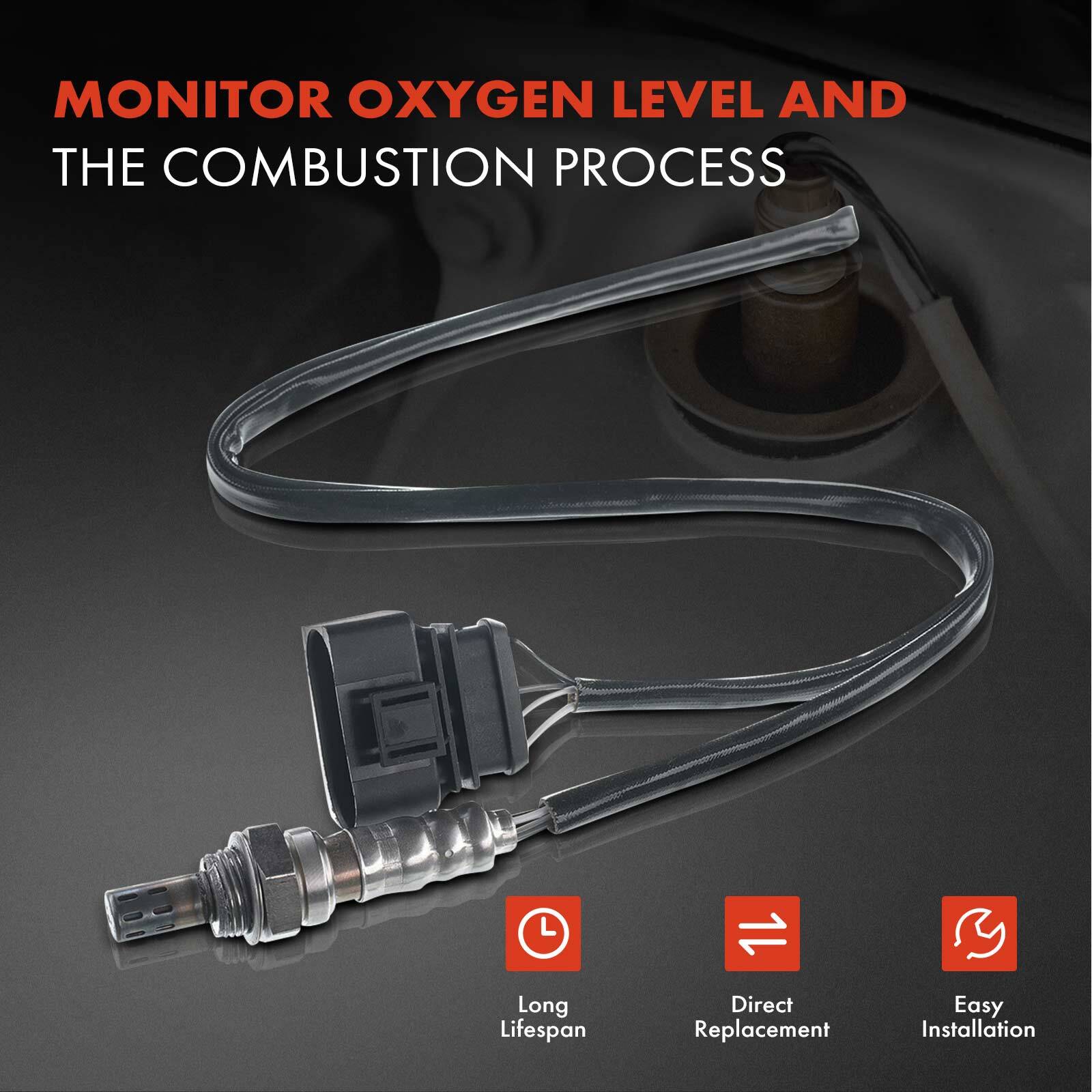 2 O2 Oxygen Sensors for Volkswagen Golf Jetta Cabrio 2.0L 1996-99 Up ...