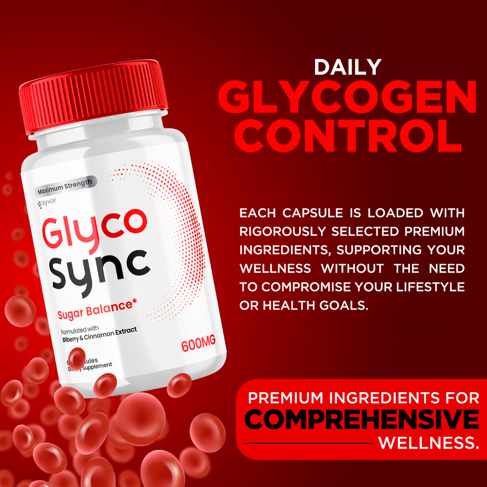 Glyco Sync Advanced Blood Balance Support Natural Glyco Supplement 120 ...