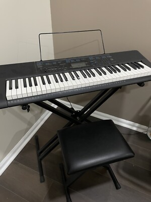 casio ctk 2300 61-key portable piano INCLUDES stand and bench | eBay