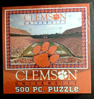 Clemson University 500 pc Jigsaw Puzzle Tigers Death Valley Memorial ...