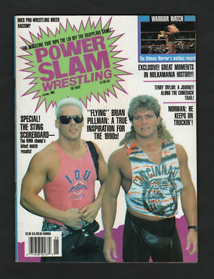 June 1991 Power Slam Wrestling Magazine – Sting Cover A4860 | eBay