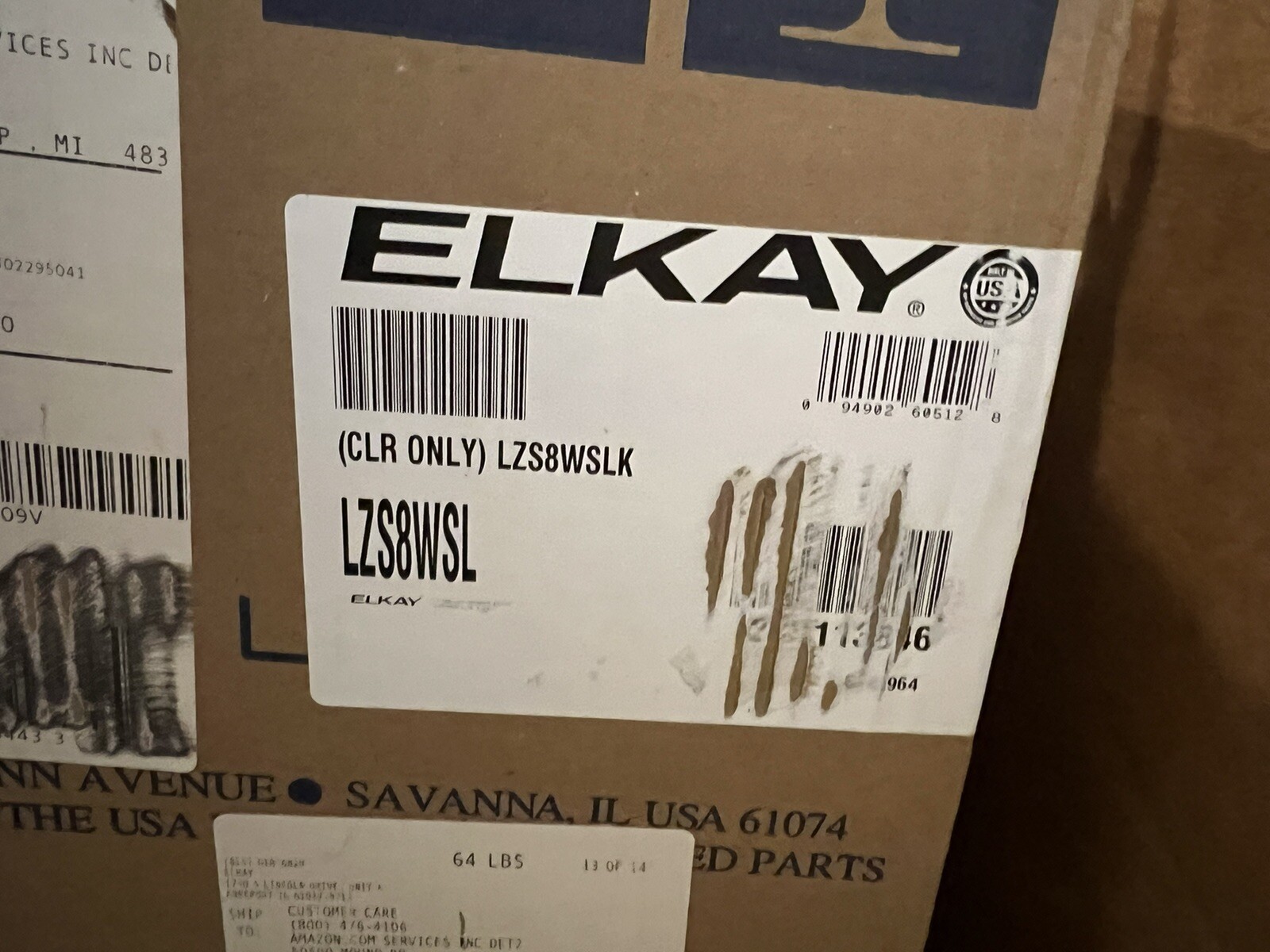 Elkay Bottle Filling Station with Single ADA Cooler - LZS8WSL for sale ...