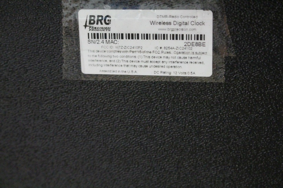 BRG Precision Products 4 Zone Digital Time Zone Clock | eBay