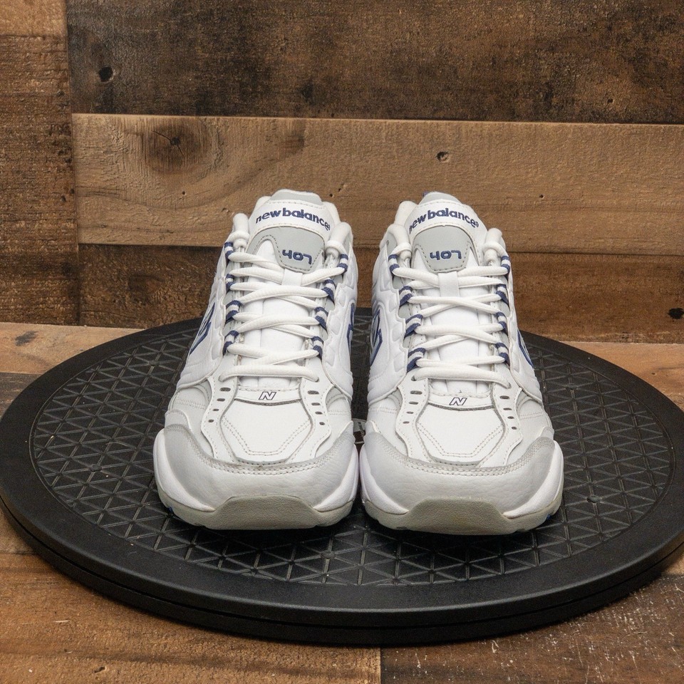 New Balance 407 Shoes Womens 9.5 D Walking Sneakers White Round Toe Low ...