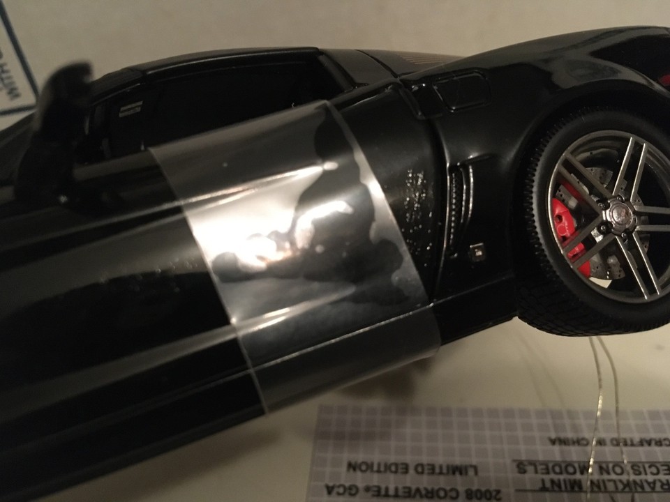 1/24 Franklin Mint 2008 Chevrolet Corvette Z06 GCA B11E844 in box | eBay