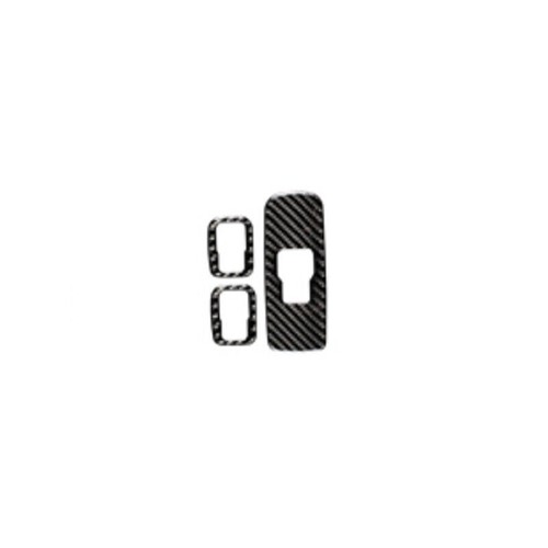 For Volvo S60 V60 2012-2020 carbon fiber Car window button cover trim ...